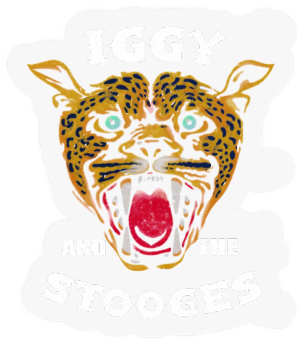Iggy And The Stooges Cheetah Stickers, Limited Edition Vintage Style ...
