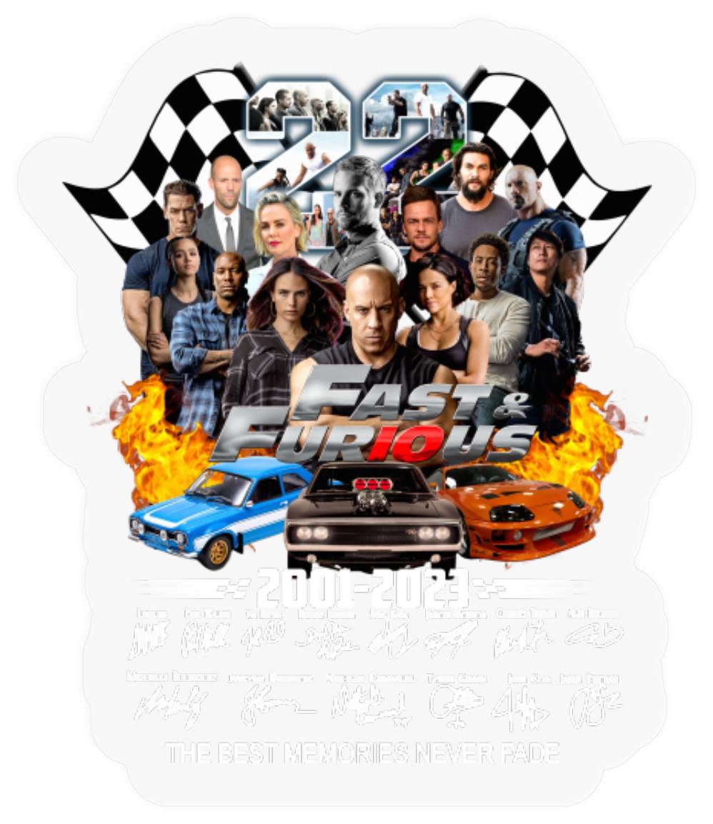 Fast And Furious Stickers, 22 Years Of The Fast And Furious Stickers ...