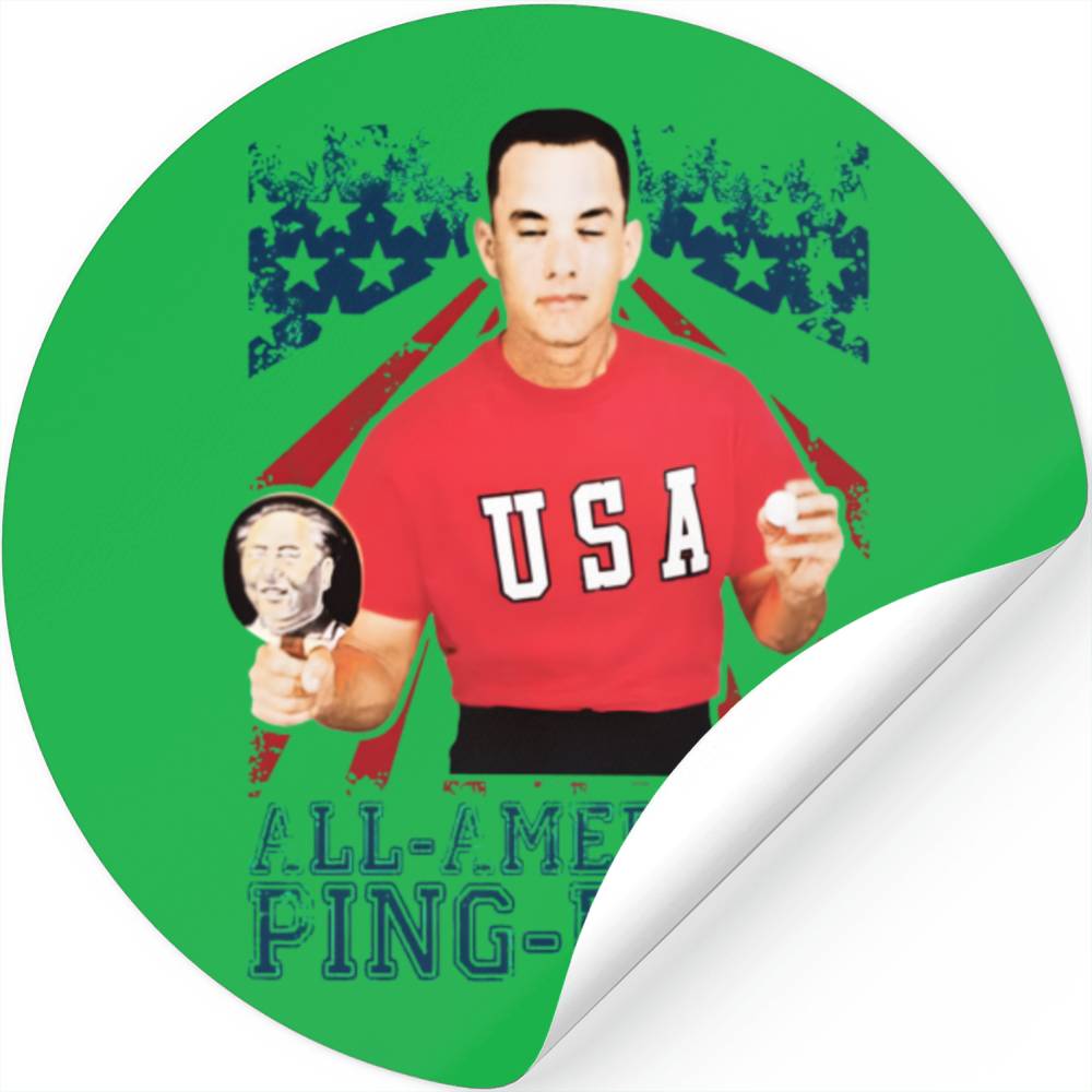 Forrest Gump All American Ping Pong - Forrest Gump - Stickers Designed ...