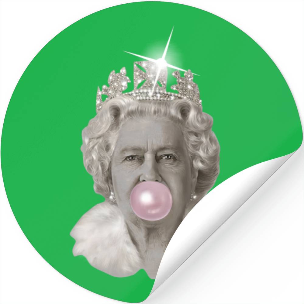 Queen Elizabeth II Stickers - Her Majesty - Queen Elizabeth Designed ...