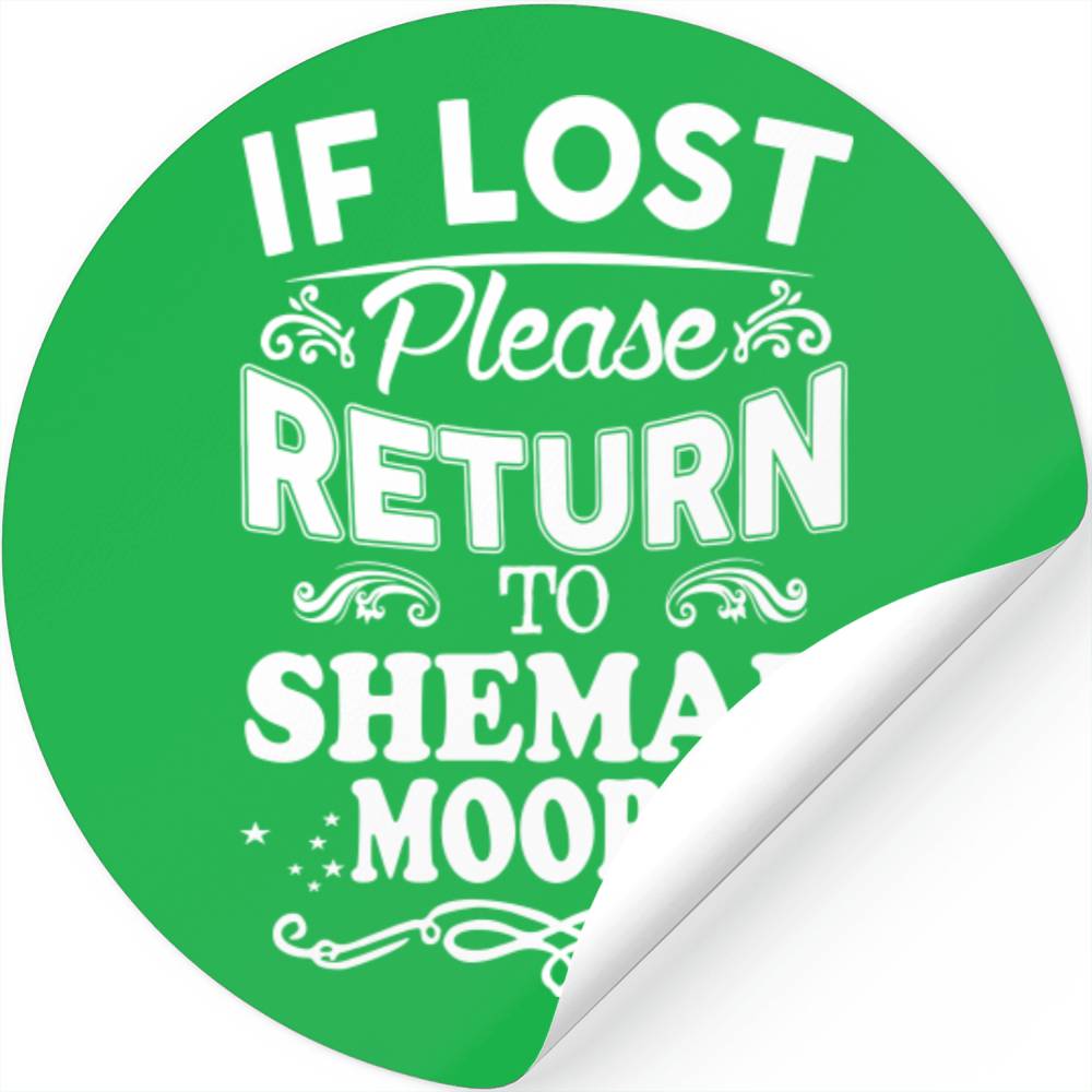 Lost Shemar Moore If Lost Please Return To Shemar Moore Sticker ...