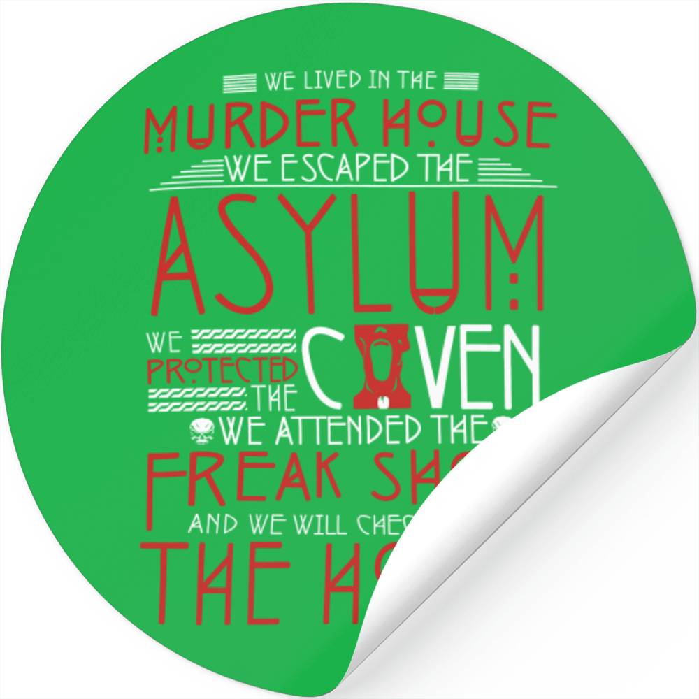 Horror Stories Asylum The Hotel Sticker Designed & Sold By Elif Öztürk