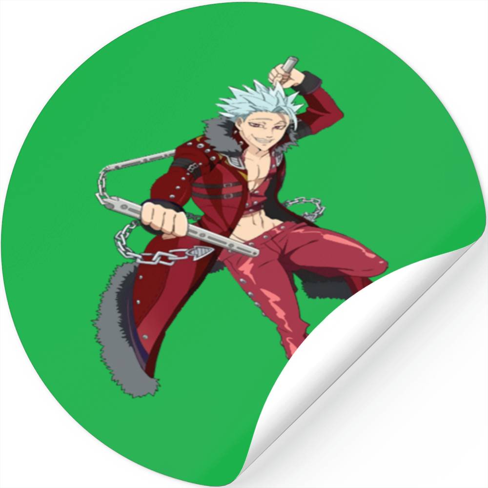 Lion's Sin Escanor The Seven Deadly Sins Sticker Designed & Sold By ...