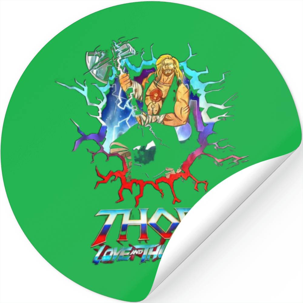 Thor 4 Vintage Stickers, Thor Love And Thunder Sticker, Thor Tank Top ...
