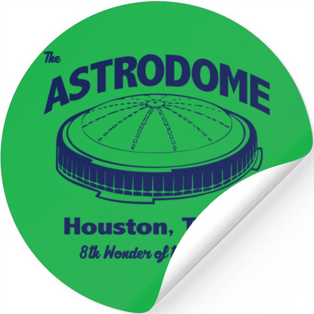 8th Wonder- Navy - Astrodome - Stickers Designed & Sold By Gary Walker