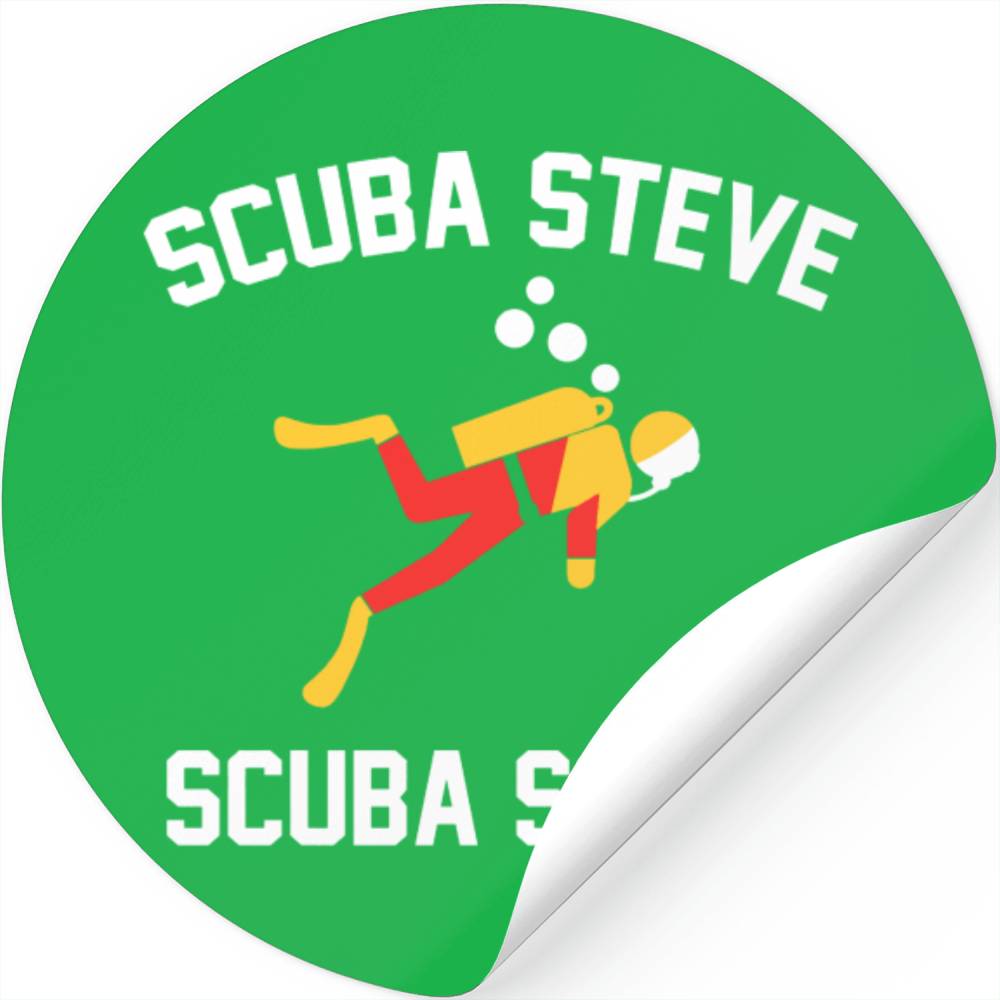 Scuba Steve Scuba Squad - Scuba Steve - Sticker Designed & Sold By Ben ...