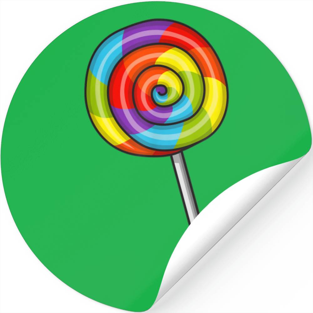 Lollipop Candy Design For A Lollipop Lover Stickers Designed & Sold By ...