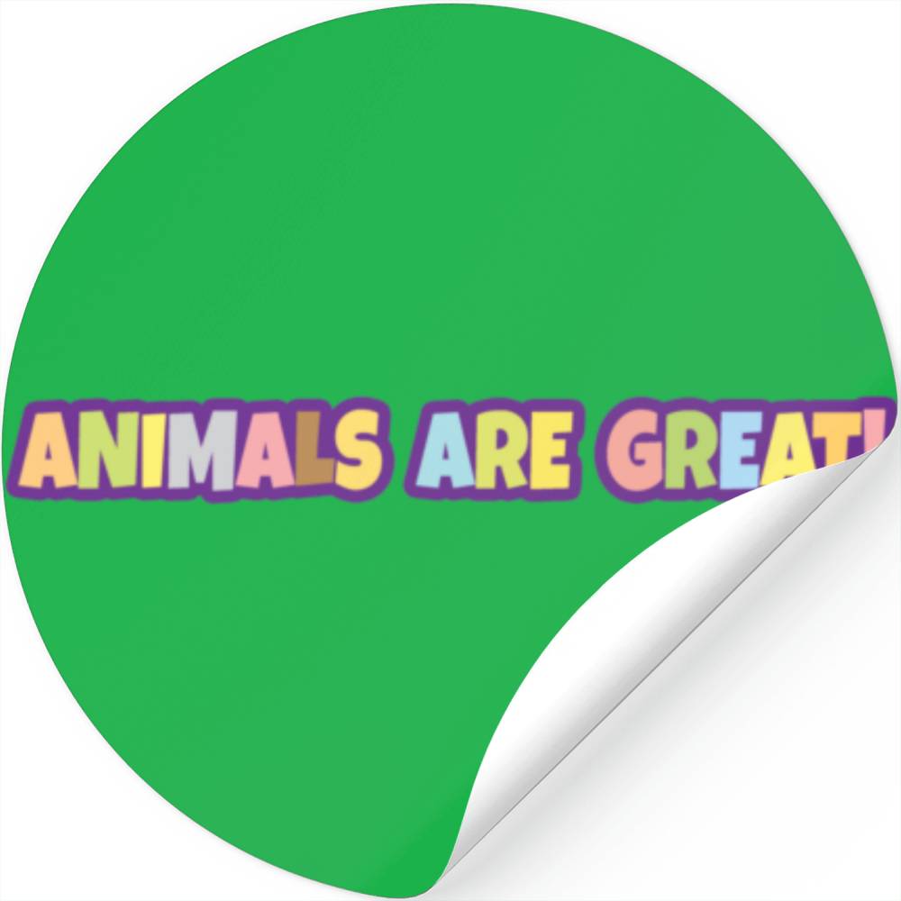 Greg Gutfeld's Animals Are Great Stickers Designed & Sold By Elizabeth ...