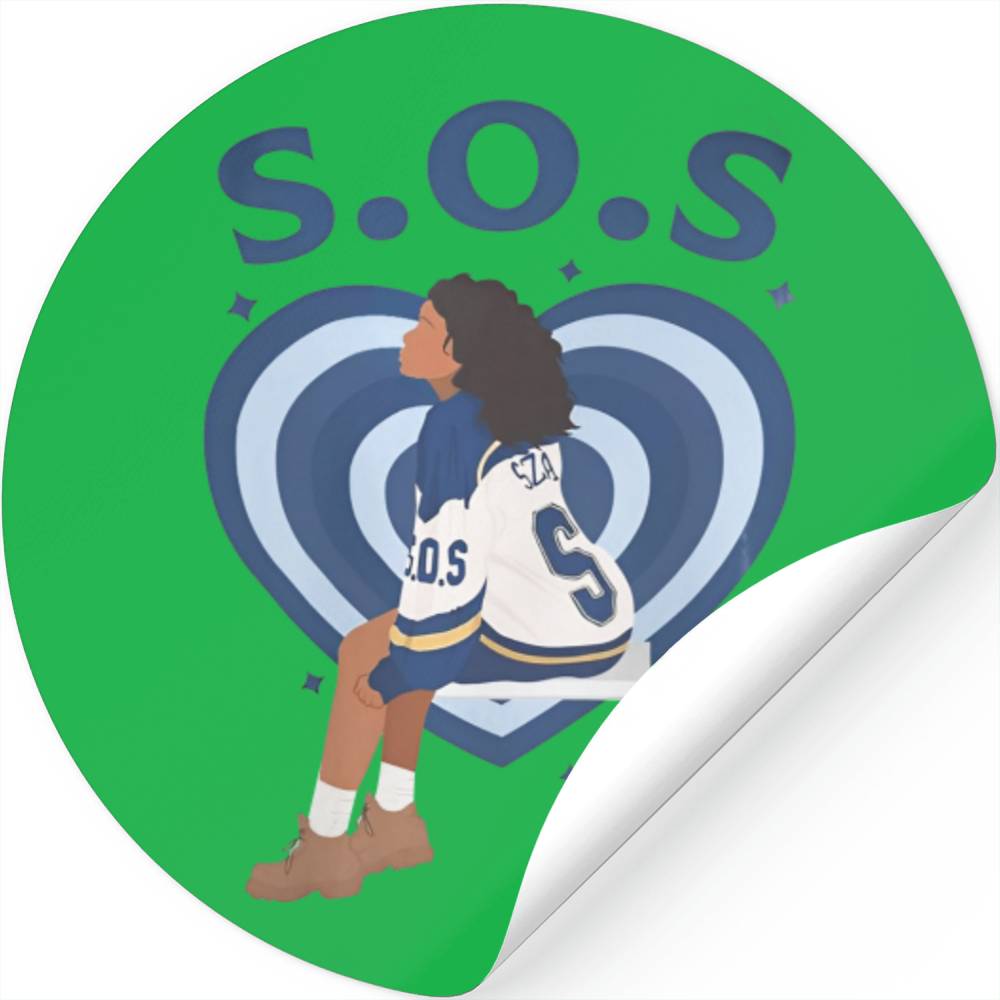 Sza SOS Stickers, Sza SOS Tour 2023 Stickers, Sza Rap R&B Stickers, SOS ...