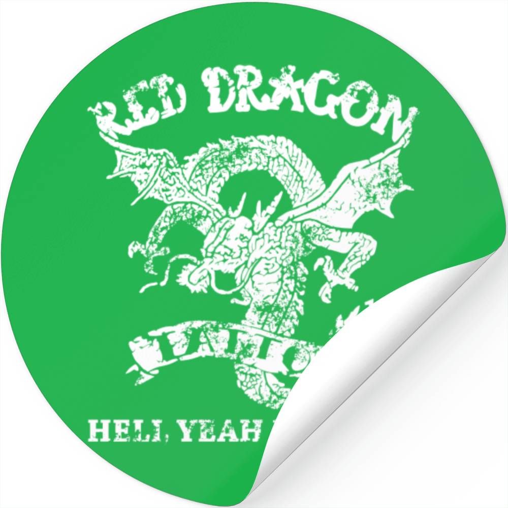 Red Dragon As Worn Dr. House - Red Dragon Hell Yeah It Hurts - Stickers ...