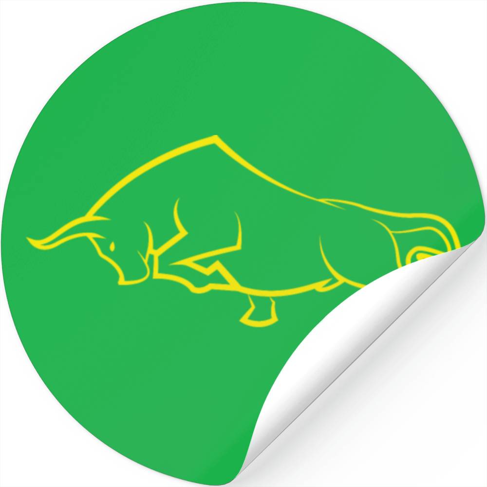 Yellow Bull Animal Cow Logo Vector Image Cartoon Designed & Sold By ...