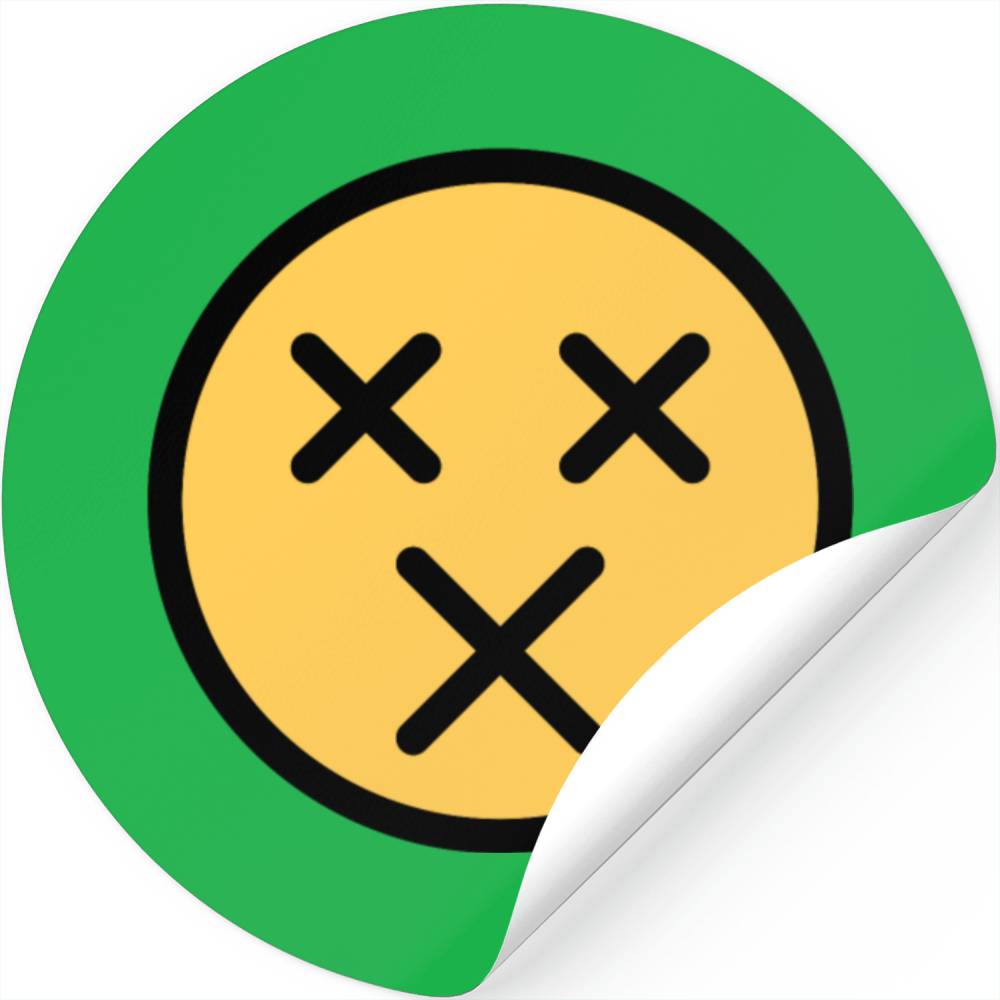 Smiley Face X Crossed Out Mouth And Eyes Designed & Sold By German Egg ...