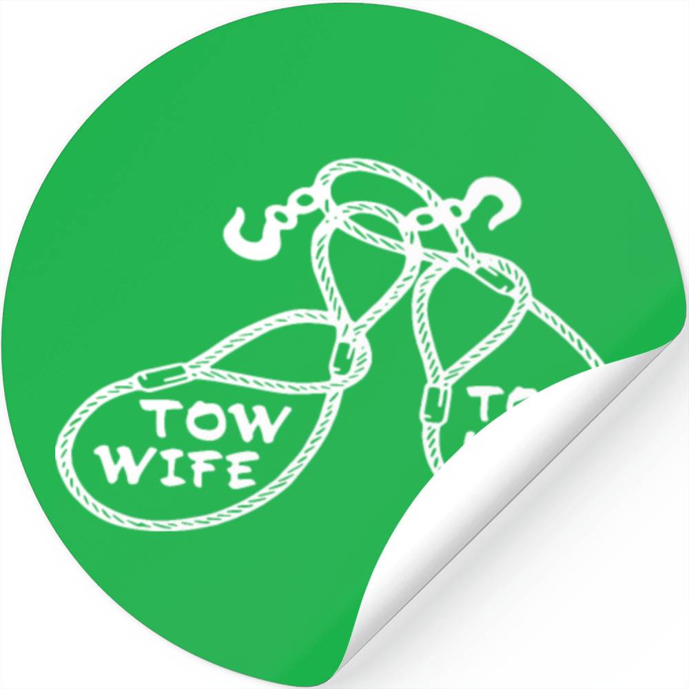 Tow Wife Tow Life Black And White For Mens And Wom Designed & Sold By ...