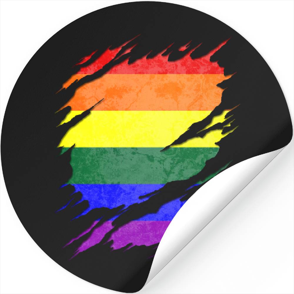 Lgbtq Pride Flag Ripped Reveal Designed And Sold By Gary Chapman