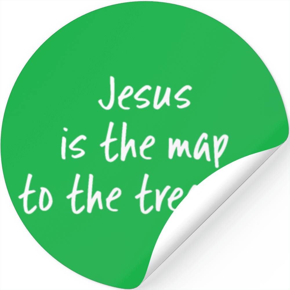 Religious Quotes Jesus Is The Map To The Treasure Designed & Sold By ...