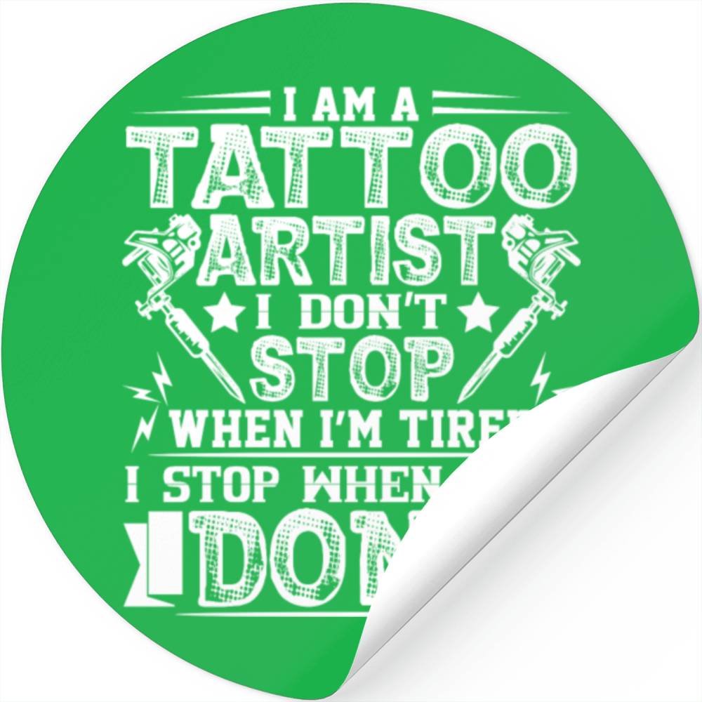 Tattoo Artist Sticker Stickers Designed & Sold By Miguel Nogueira