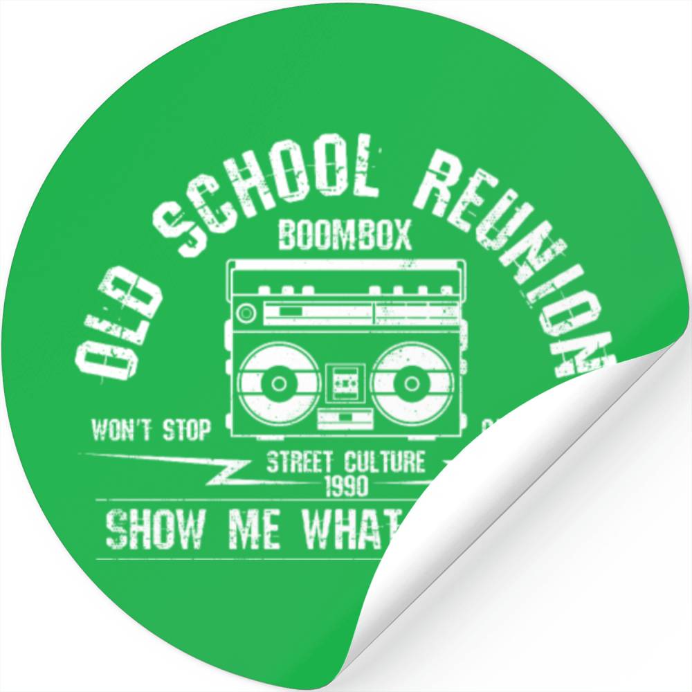 Old School Boombox 90s Hip Hop Music Gift Designed & Sold By Bruno Siqueira