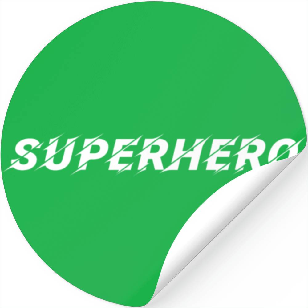 SUPERHERO Super Hero Superpower Stickers Gift Idea Designed & Sold By ...