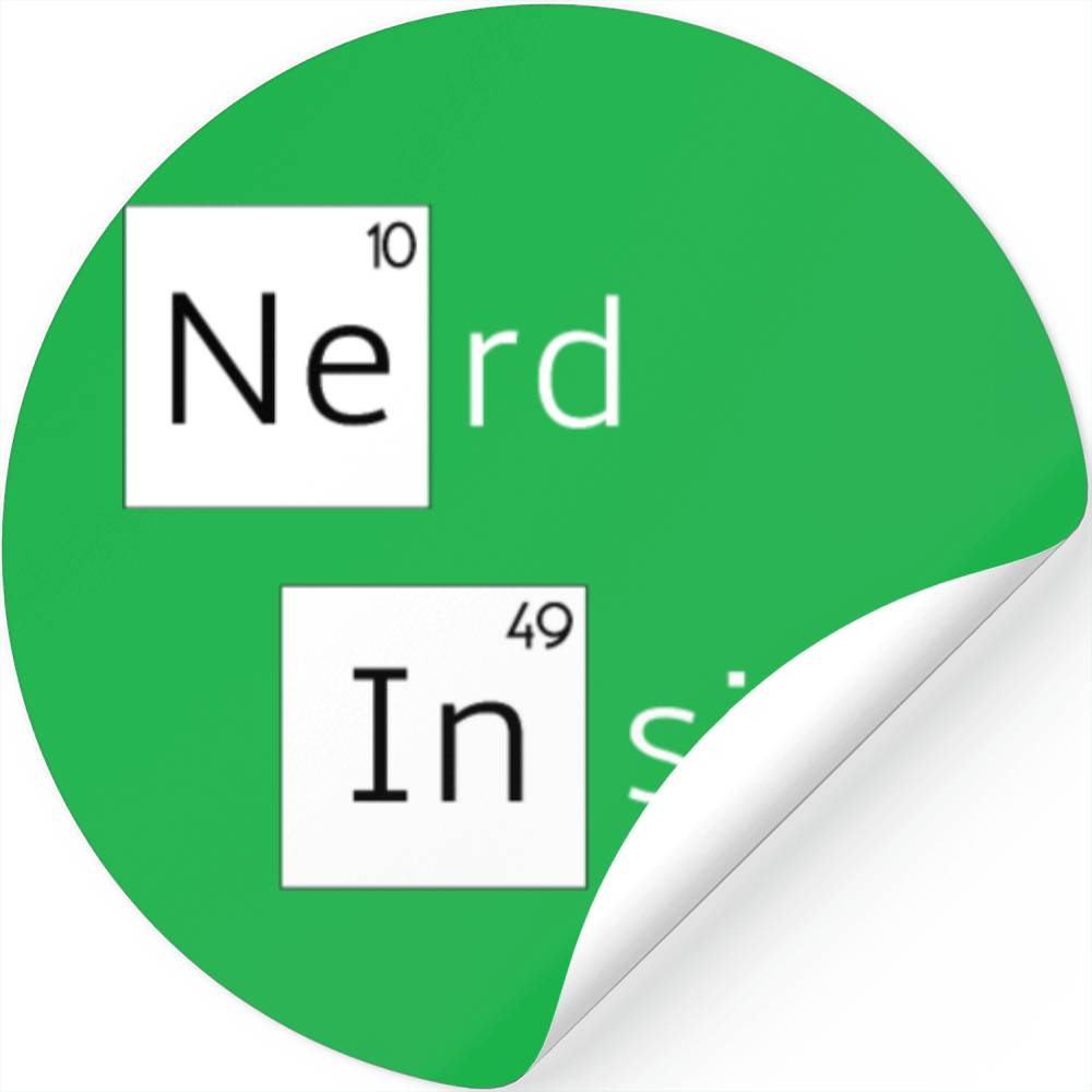 Nerd Inside - Periodic Table Designed & Sold By Nick Alive