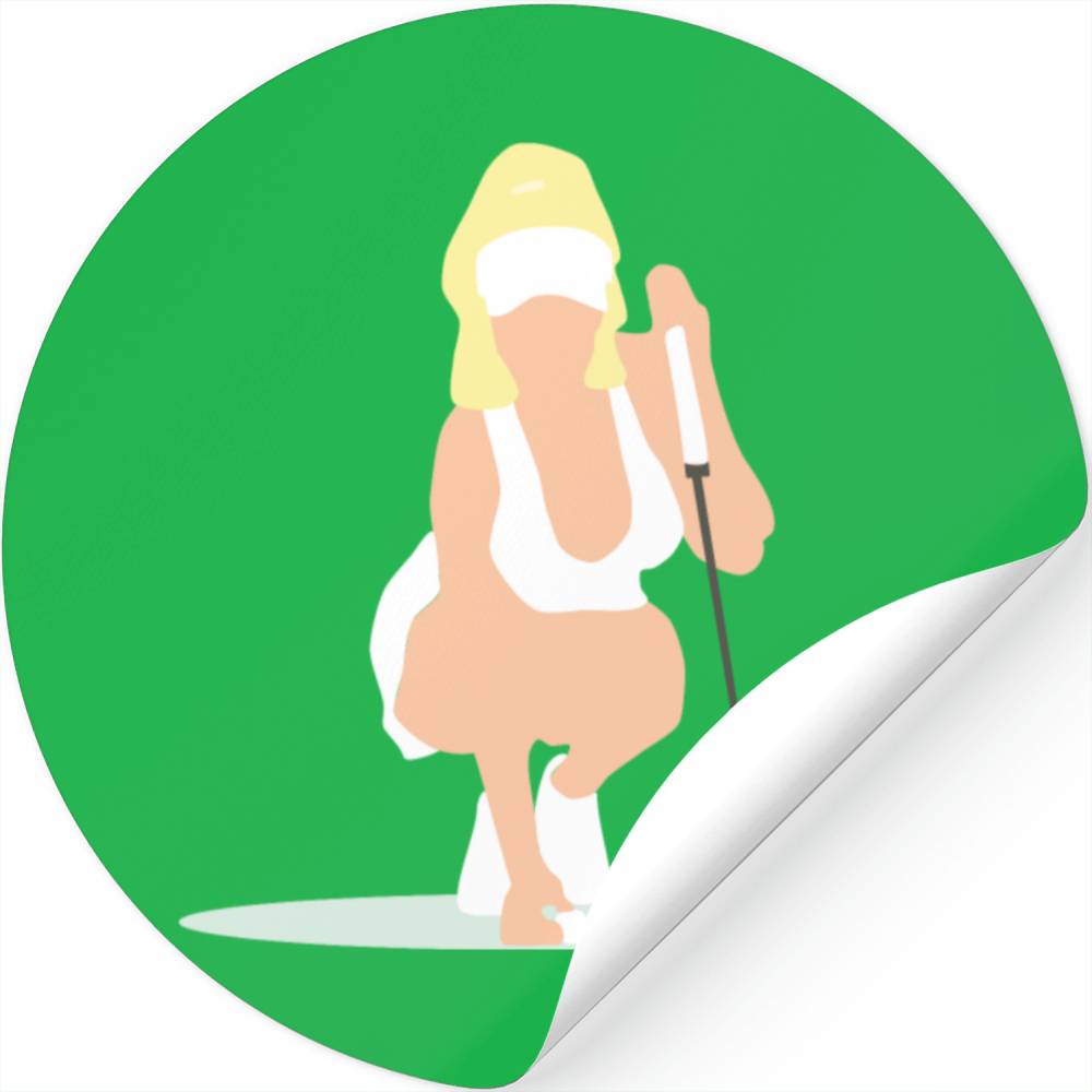 Sexy Golf Paige Spiranac Renee Stickers Designed & Sold By Gabor Nagy