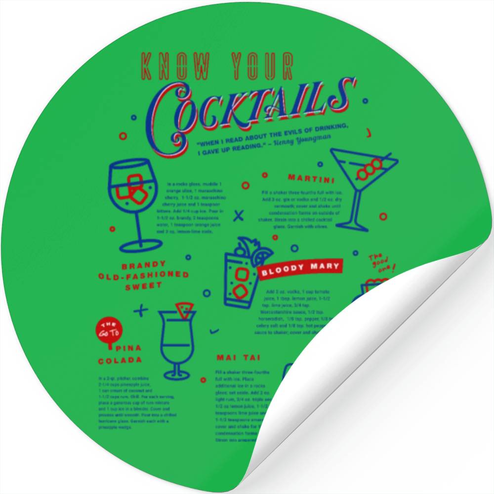 Know Your Cocktails Designed & Sold By Yoni Cazakov