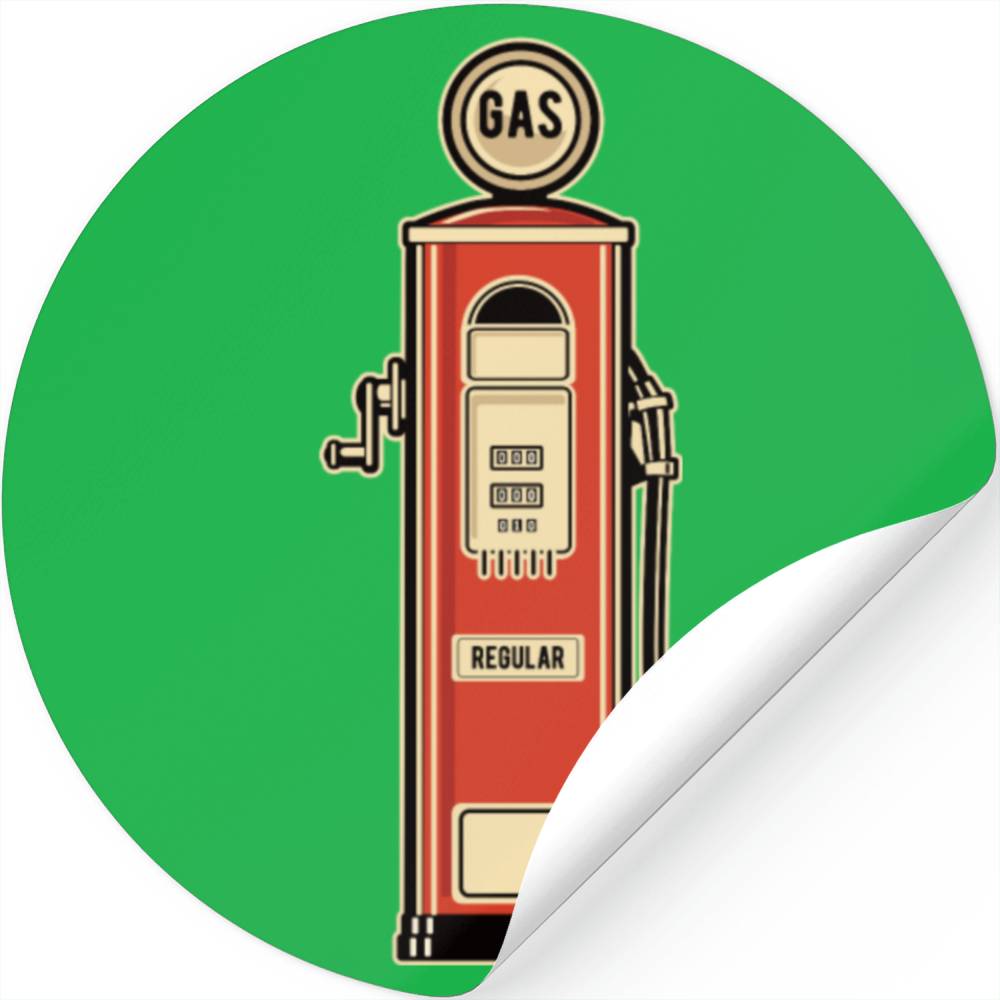 Gas Pump Stickers Designed & Sold By Baianat