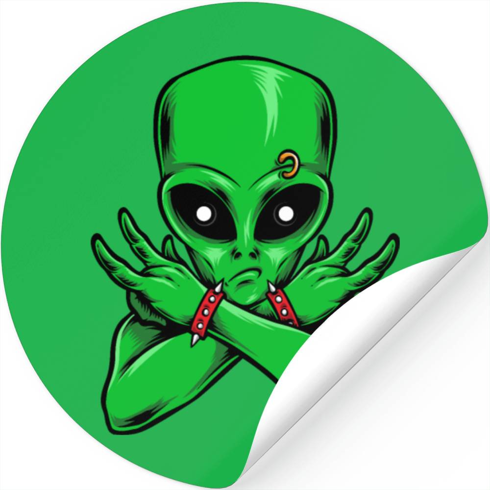Alien Rock, Rock Hand Gestures, Hand Symbol Designed & Sold By Carlos Sosa