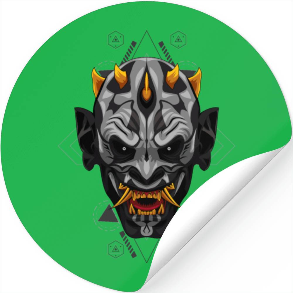 DEVIL HEAD FACE ONI Designed & Sold By DanieSpencer