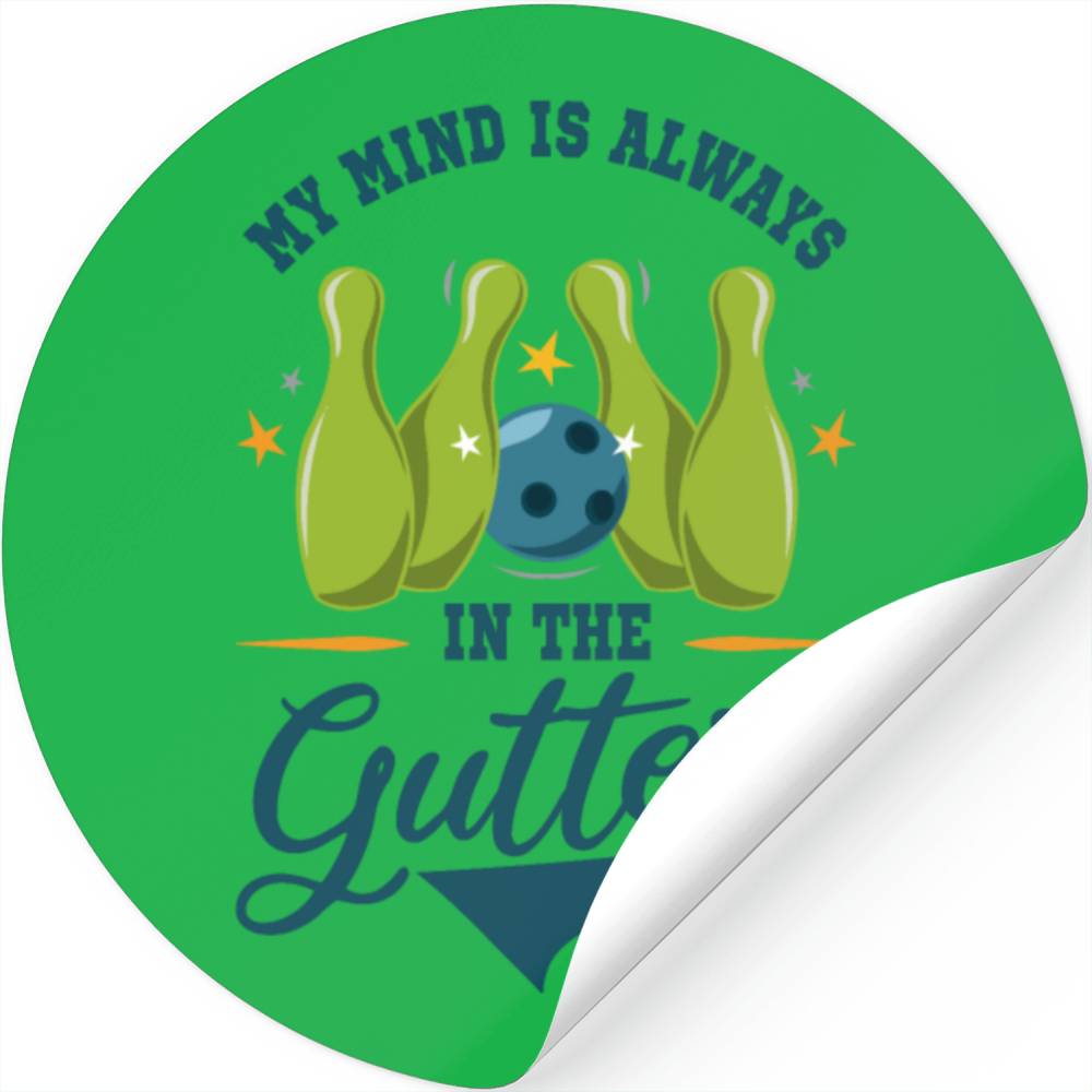 Bowling My Mind Is Always In The Gutter Bowler Bow Designed & Sold By ...