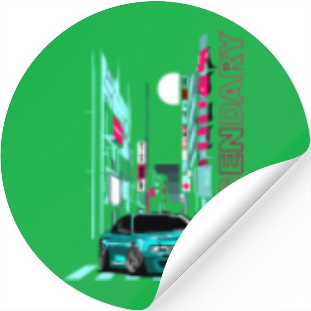 Jdm Legend Retro Gaming Racecar Tuning Car Stickers Designed & Sold By ...