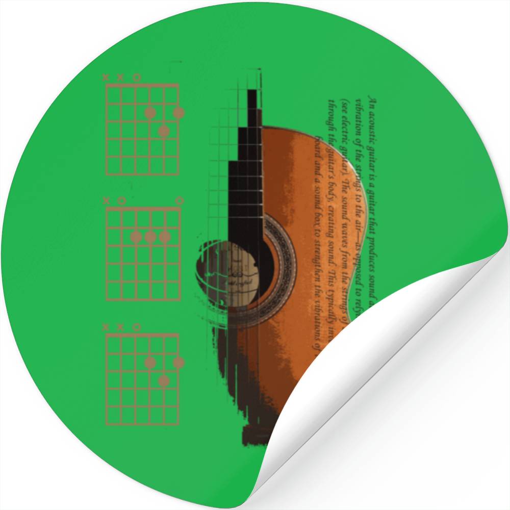 Dad Chords Acoustic Guitar The Guitarist Designed & Sold By César Augusto