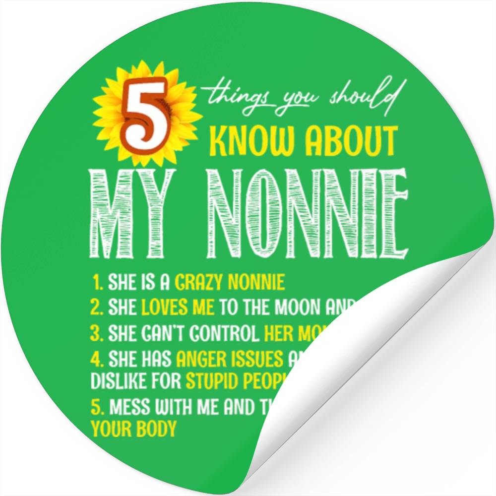 5 Things You Should Know About My Nonnie Sunflower Designed & Sold By ...
