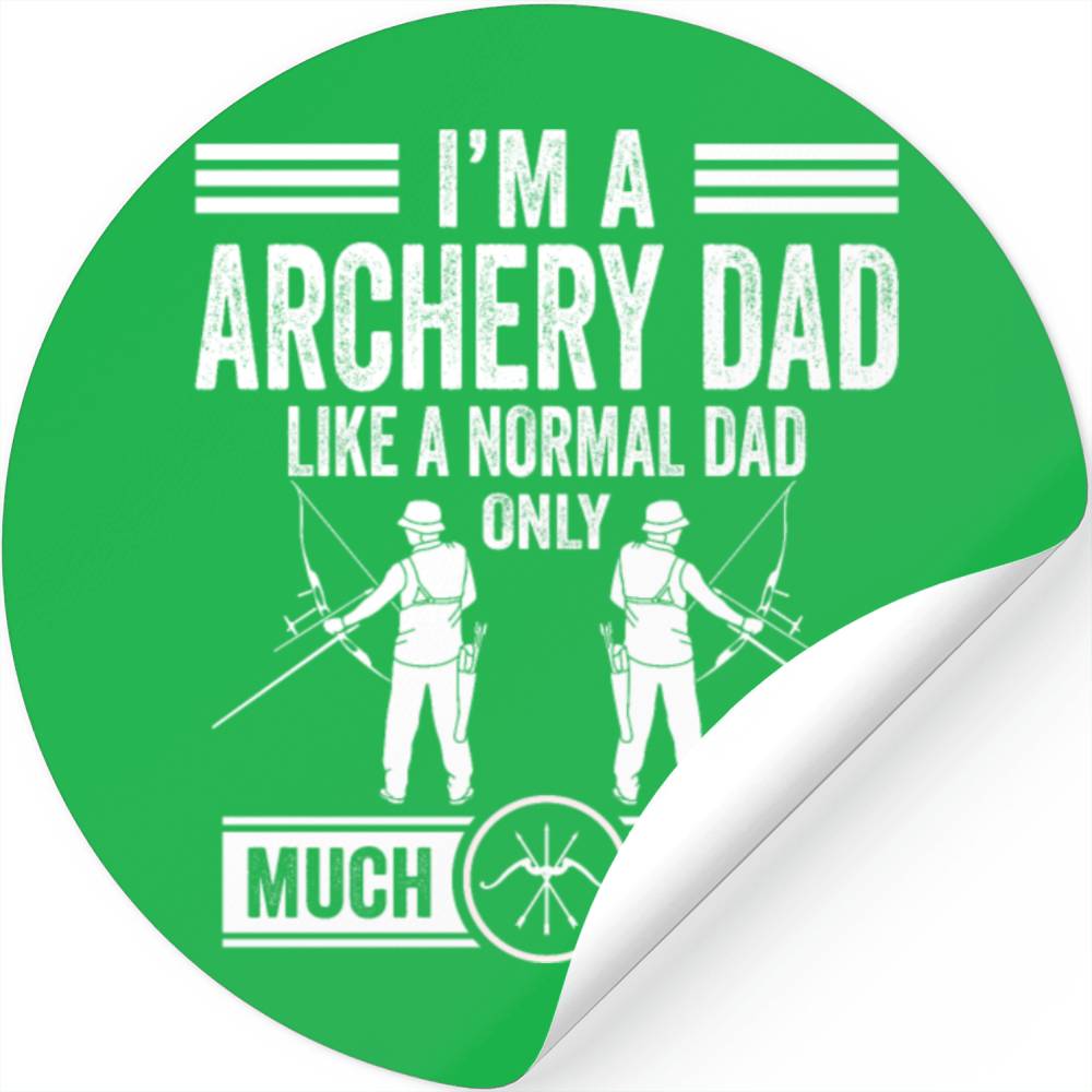 Archery Dad Archer Papa Bowhunter Father's Day Gif Designed & Sold By ...