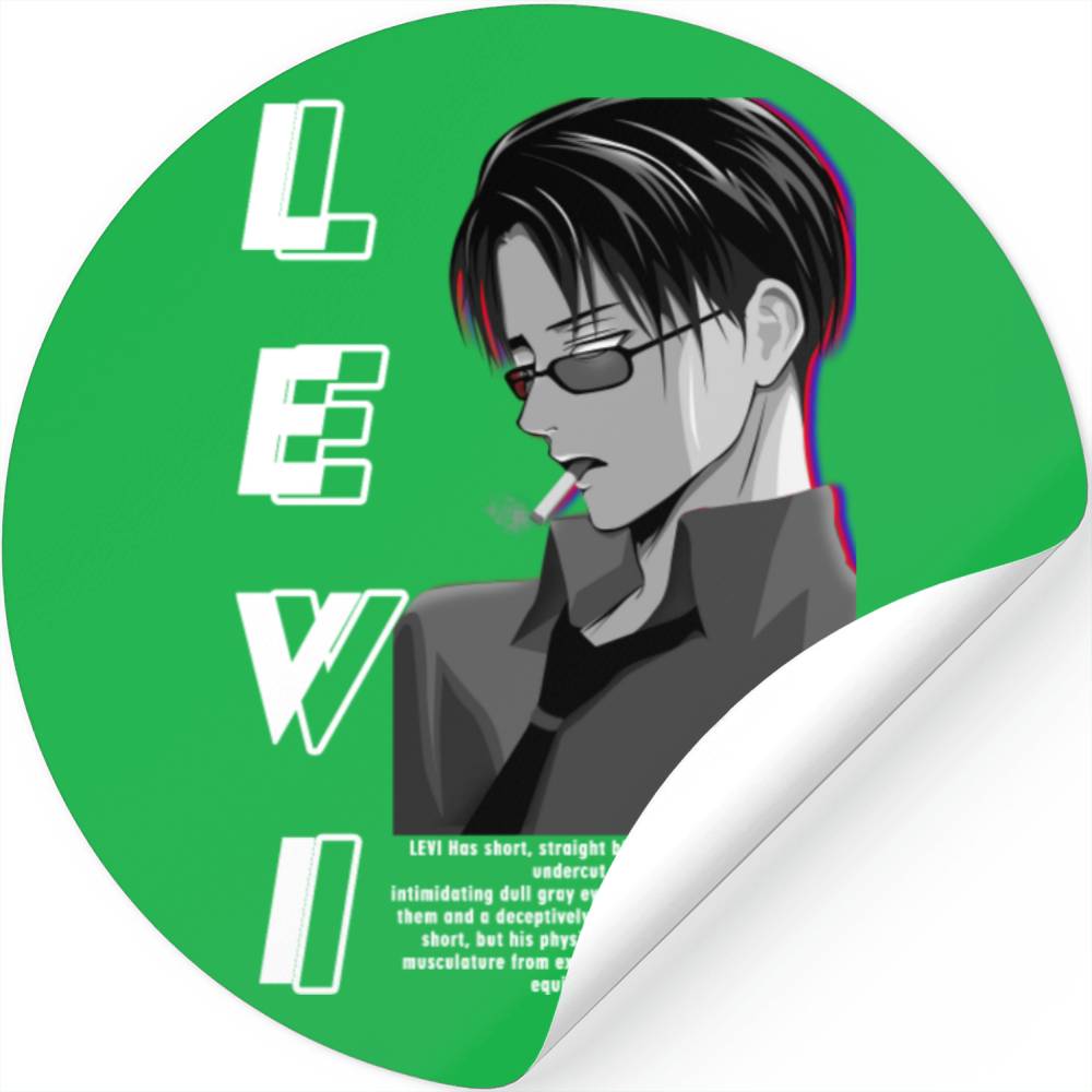 Attack On Titan Stickers "LEVI ACKERMAN"