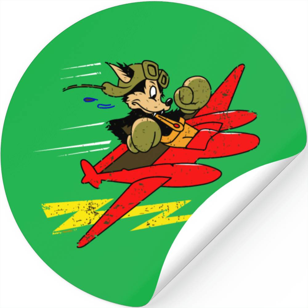 Wolf P 38 Lightning WW2 Logo Designed & Sold By Bao Le