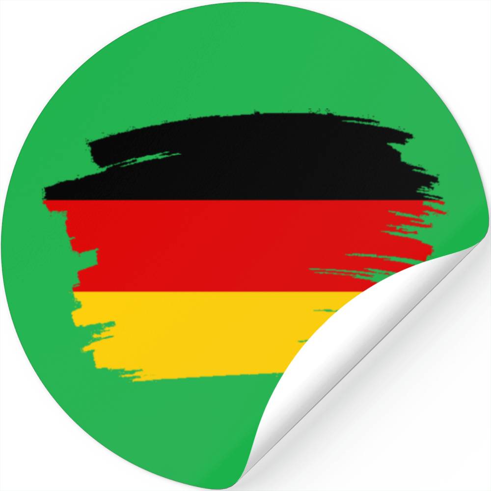 The Flag Of Germany Stickers Designed & Sold By Irina Kravtsova