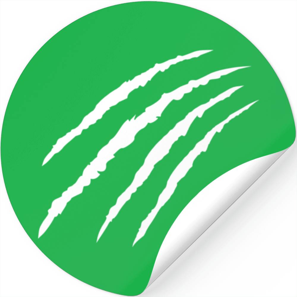 Cat Claw Marks (White) Designed & Sold By MikMadulka