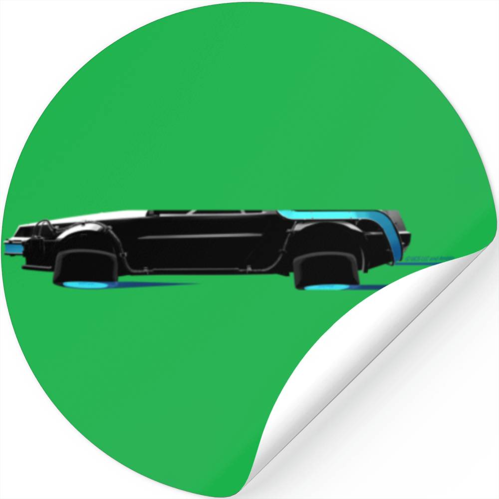 Back To The Future - Delorean Time Machine Sticker Designed & Sold By ...