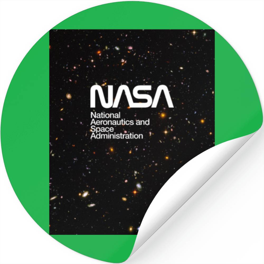 NASA Worm On Galaxy Starfield Hubble Deep Field Ba Designed & Sold By ...