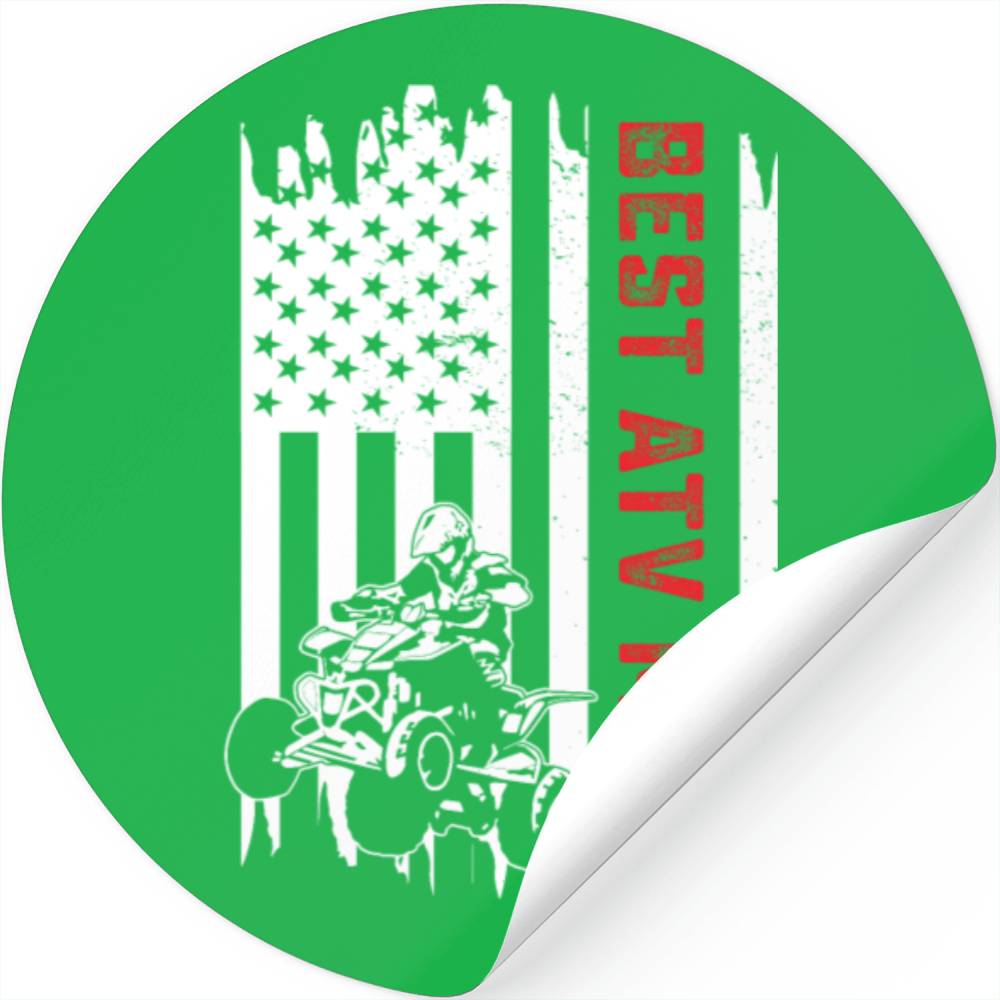 American Flag ATV Mom Stickers, Quad Bike, Four Wheel Designed & Sold ...