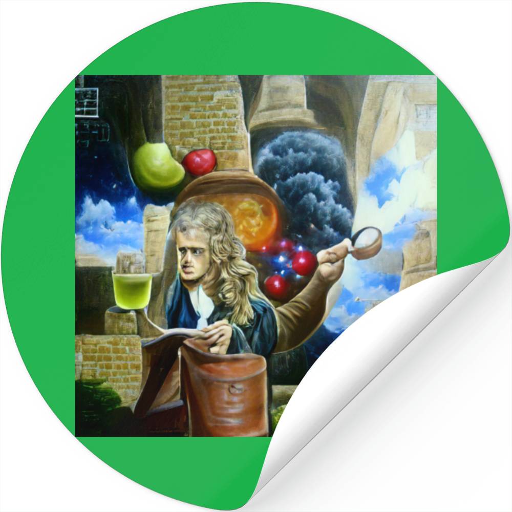 Isaac Newton The Alchemist Designed & Sold By Chris Wheeler