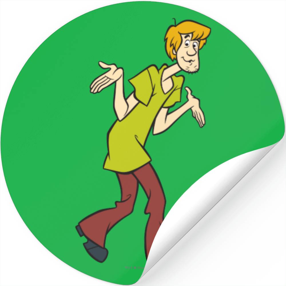 Shaggy Shrug Stickers Designed & Sold By Billy Smith