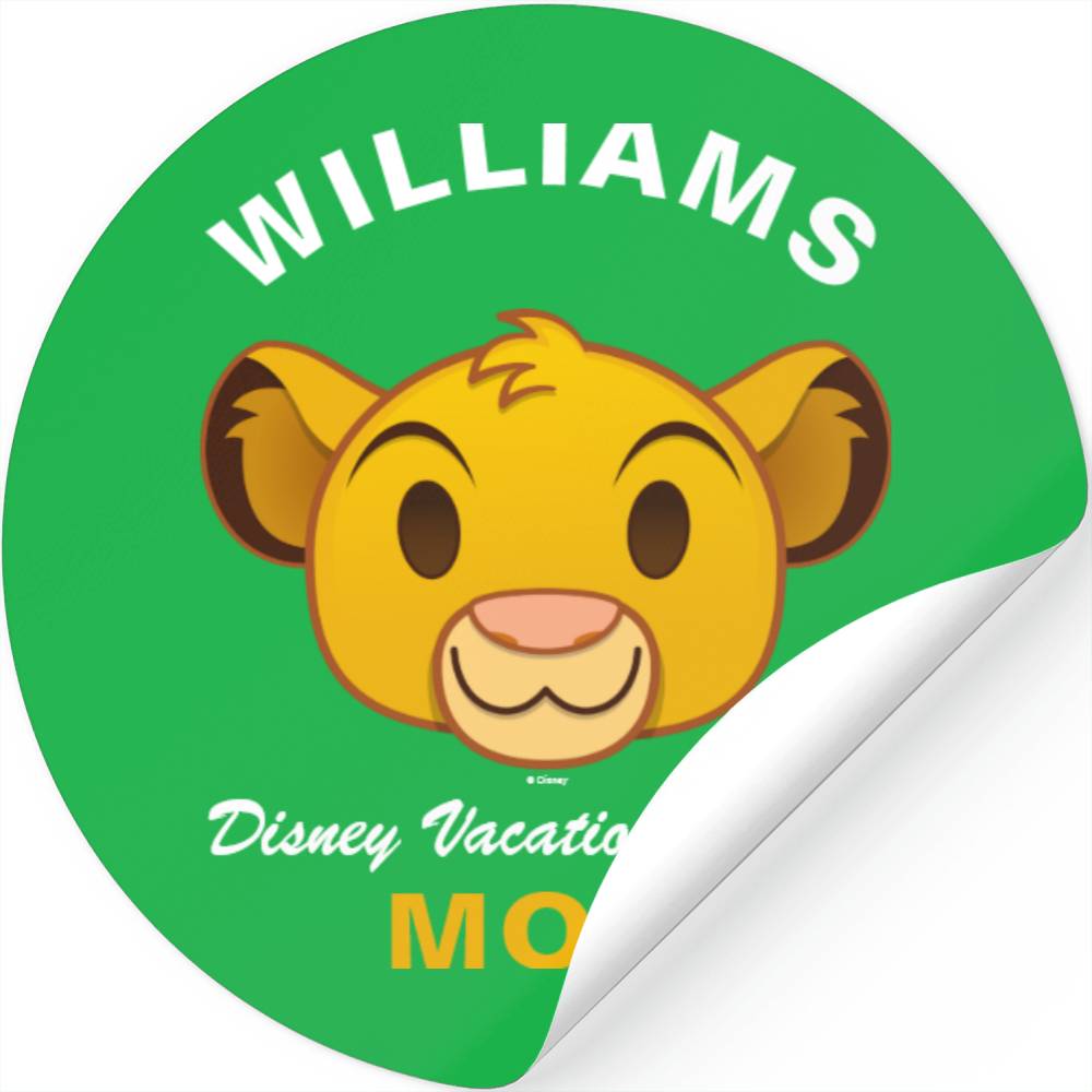 The Lion King | Simba Emoji - Family Vacation Stickers Designed & Sold ...