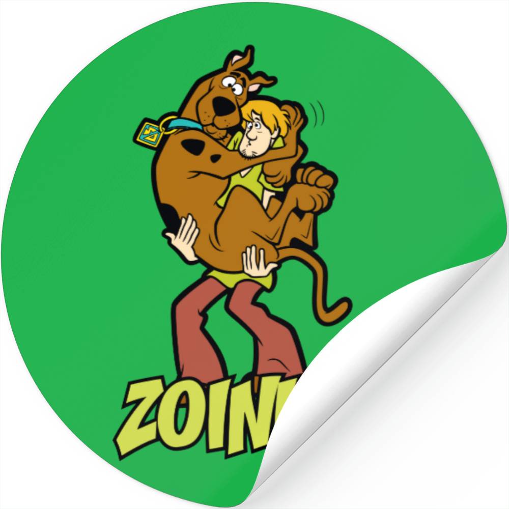 Scooby-Doo And Shaggy Zoinks! Stickers Designed & Sold By Emilio Ramos