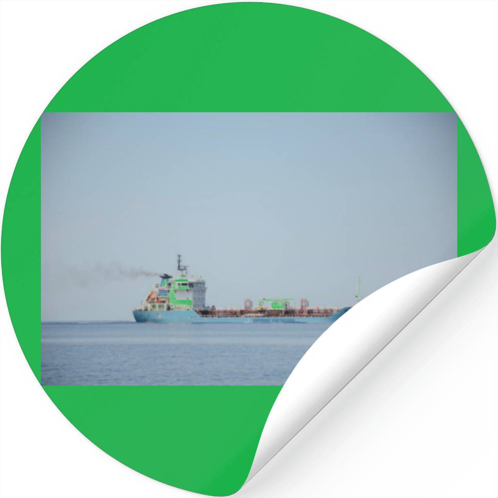 Oil And Chemical Tanker Leon. Stickers Designed & Sold By Gary Li