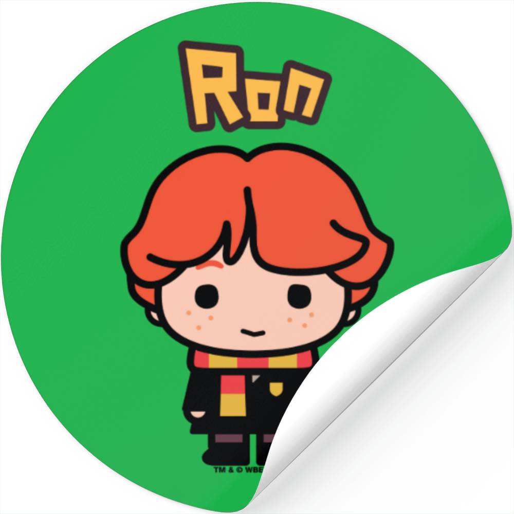 Ron Weasley Cartoon Character Art Stickers Designed & Sold By BlakWilson