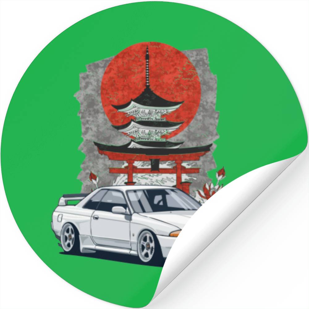 JDM Japanese Temple R32 Car Stickers Designed & Sold By AhmeFouad