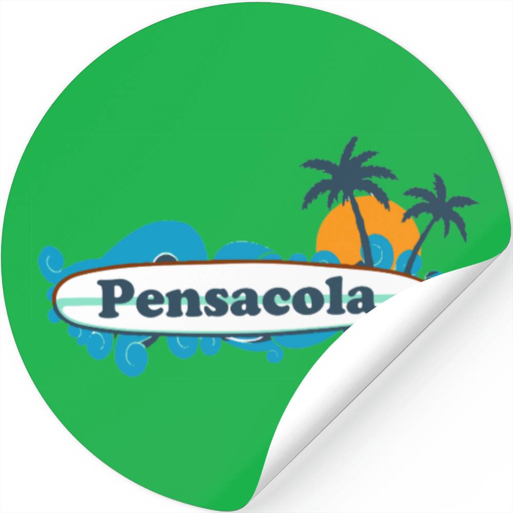 Pensacola Beach. Stickers Designed & Sold By BraBaker