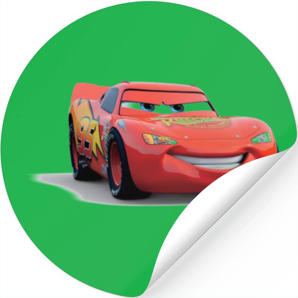 Cars' Lightning McQueen Disney Stickers Designed & Sold By Moses White