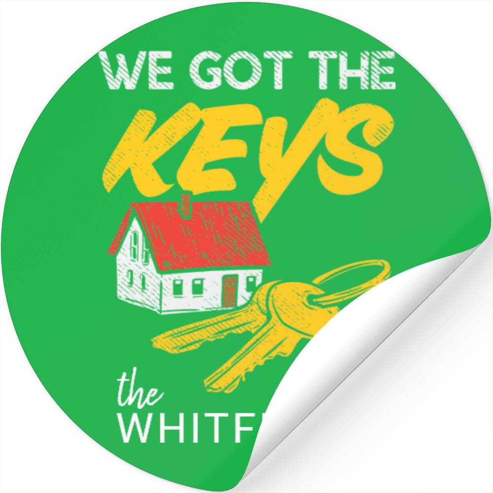 Custom New Home Owners Matching Housewarming Party Stickers Designed ...